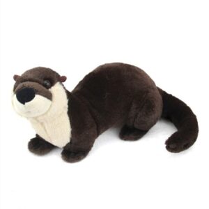 CK Mini Laying Otter 8" Plush - WNC Nature Center